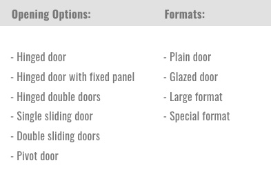 Interior & Contract Wooden Doors - Finixia